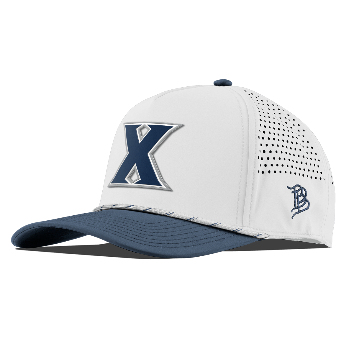 Xavier University "Xavier Block" Curved 5 Panel Rope – Branded Bills