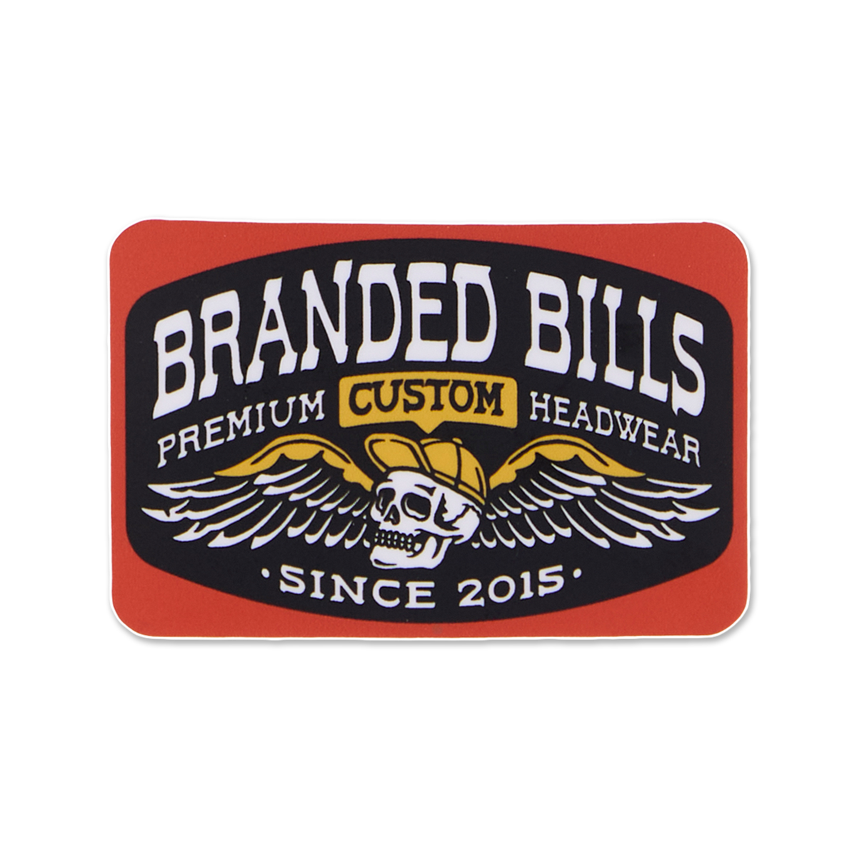 Custom Skull Sticker – Branded Bills