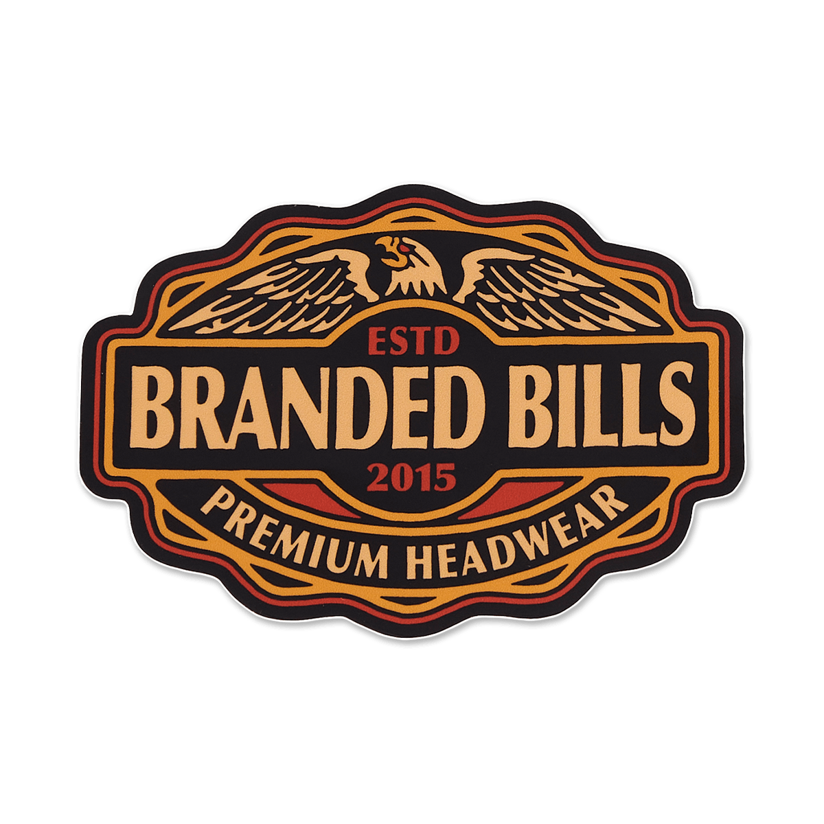 Eagle Crest Sticker – Branded Bills